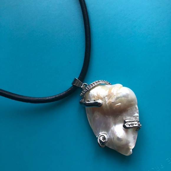 Accessories | True Mother Of Pearl Cut Out Choker | Poshmark